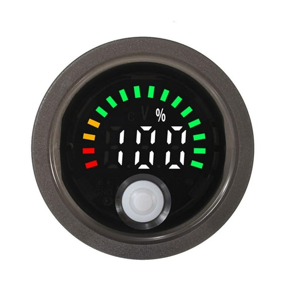Digital Voltmeter Automotive Battery Tester For Motorcycle Solar Marine ...