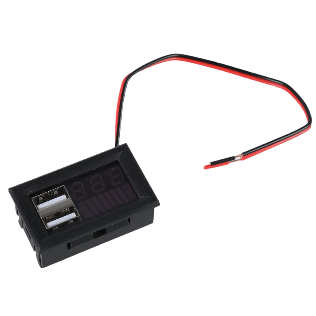 Digital Voltmeter Universal for DC12V Car Motorcycles Vehicles Mini ...