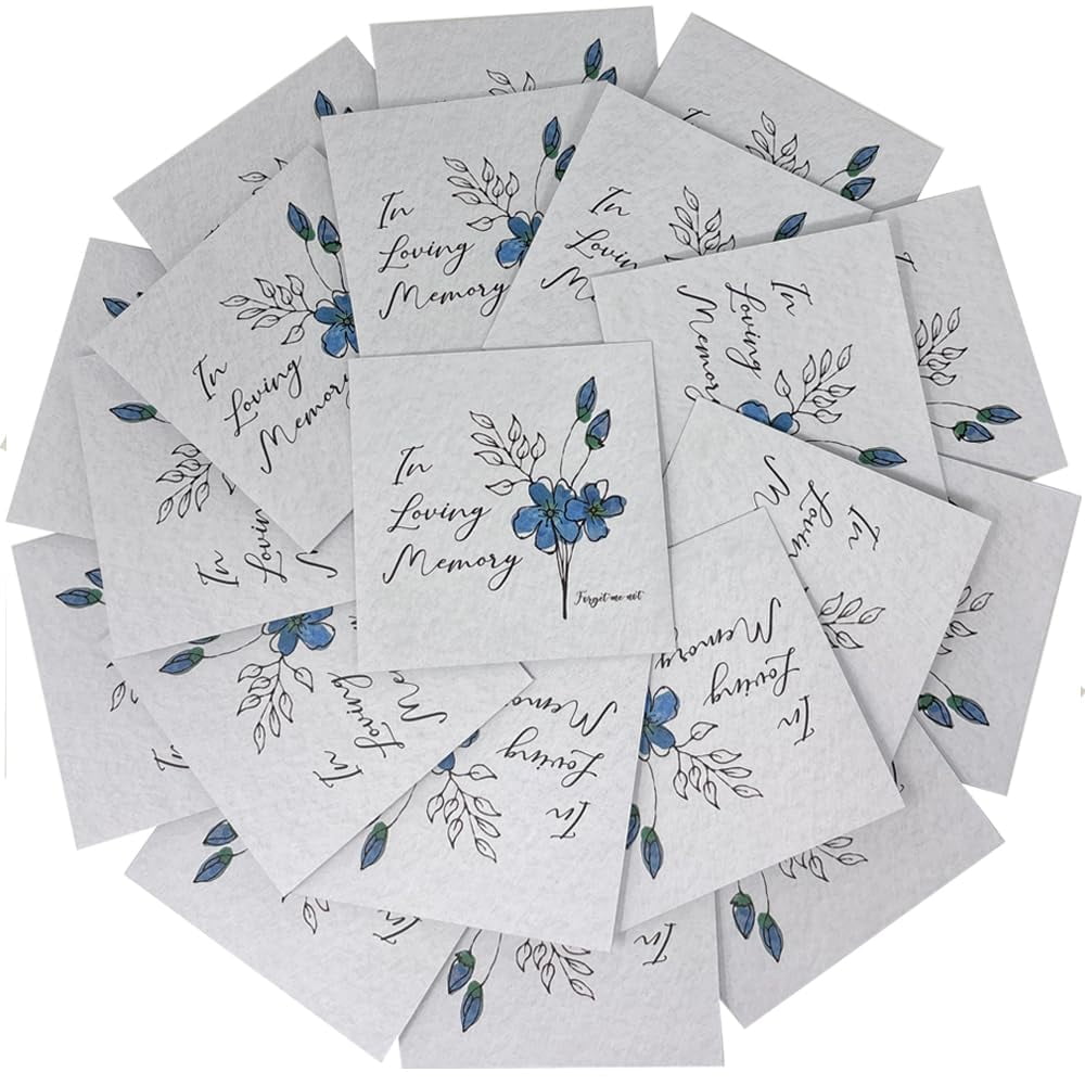 Digital Voyager Forget Me Not Seeds BSL1 - in Loving Memory Funeral ...