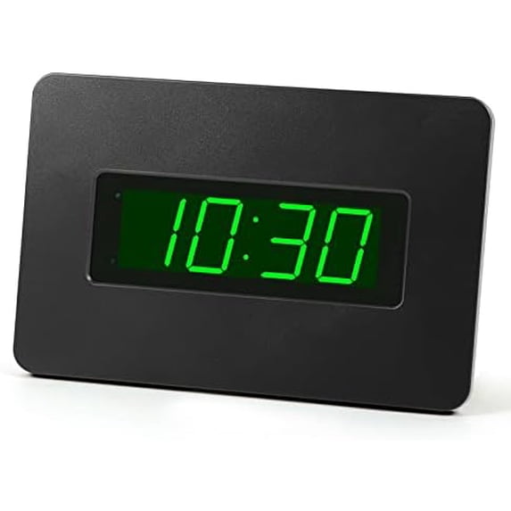 Digital Wall Clock Battery Operated with LED Display, Wall Clock with ...