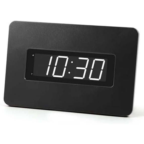 Digital Wall Clock Battery Operated with LED Display, Wall Clock with ...