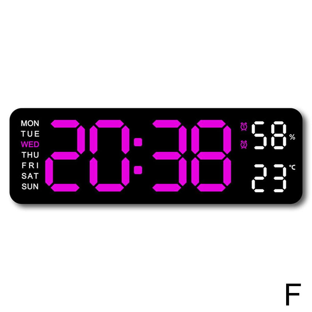 Digital Wall Clock,Digital Calendar,Large Wall Clock,13 Large Display ...