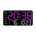 Digital Wall Clock, Digital Clock Large Display with Remote Control ...