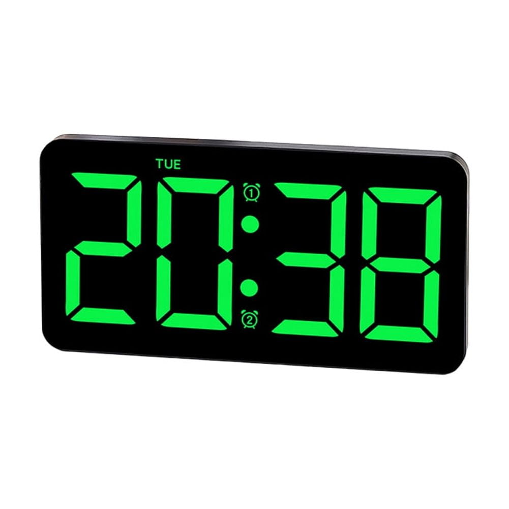 Digital Wall Clock, LED Screen Digital Clock with Remote Control, Large ...