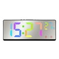 Digital Wall Clock,Large Digital Clock with Temperature, Date, Auto DST ...