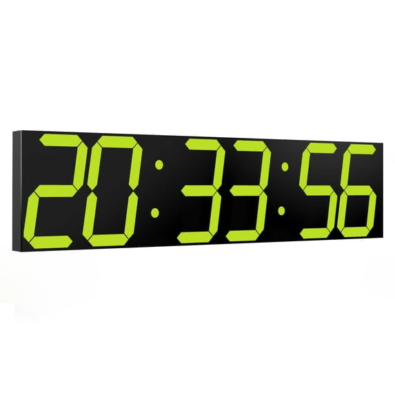 Digital Wall Clock, Oversize Digital Clock with Auto Dimmer, Huge ...
