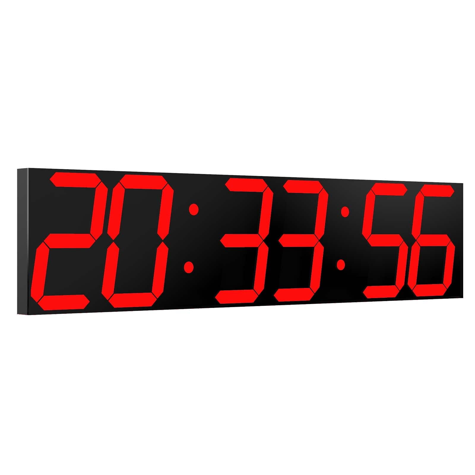 Digital Wall Clock, Oversize Led Digital Clock Large Display with Auto ...