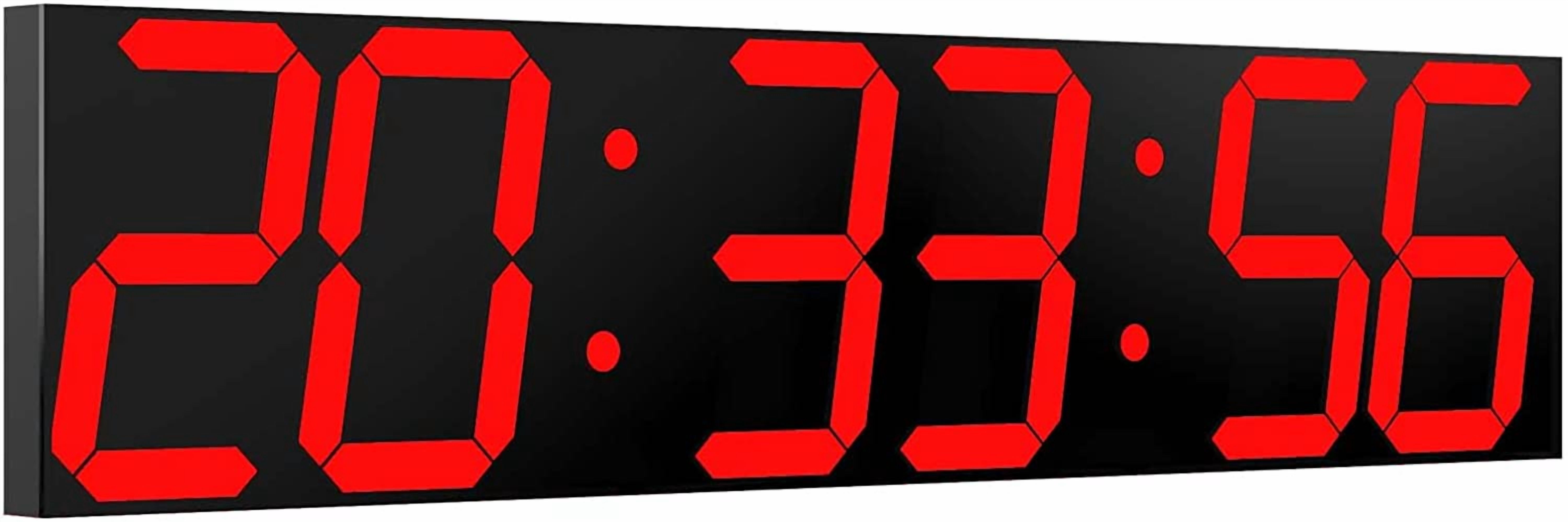 Digital Wall Clock, Oversize Led Digital Clock Large Display with Auto ...