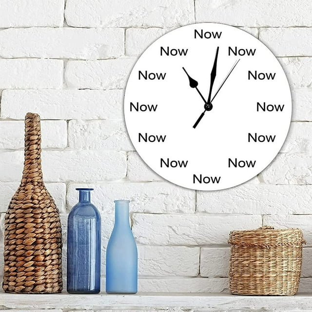 Digital Wall Clock Who Cares Jumbled Numbers Pvc Clock 10X10 Inch ...