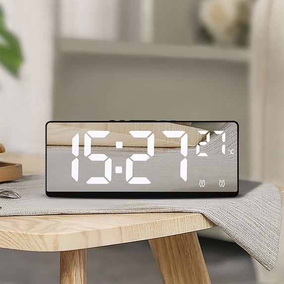 Digital Wall Clock with Weather Station, Color Screen Display ...