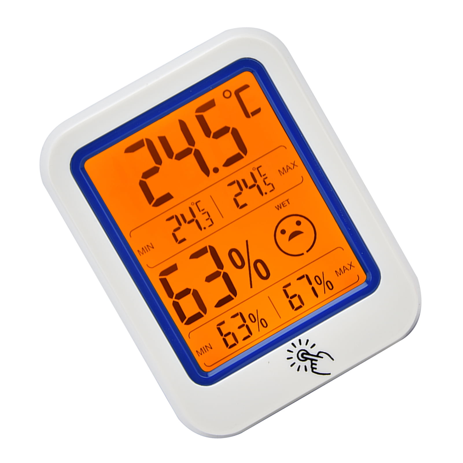 Digital Wall Mounted Electronic Thermometer Hygrometer - Accurate ...