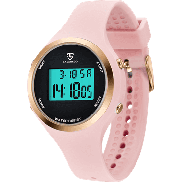 Digital Watch For Women Minimalist Digital Sports Watch with Alarm ...