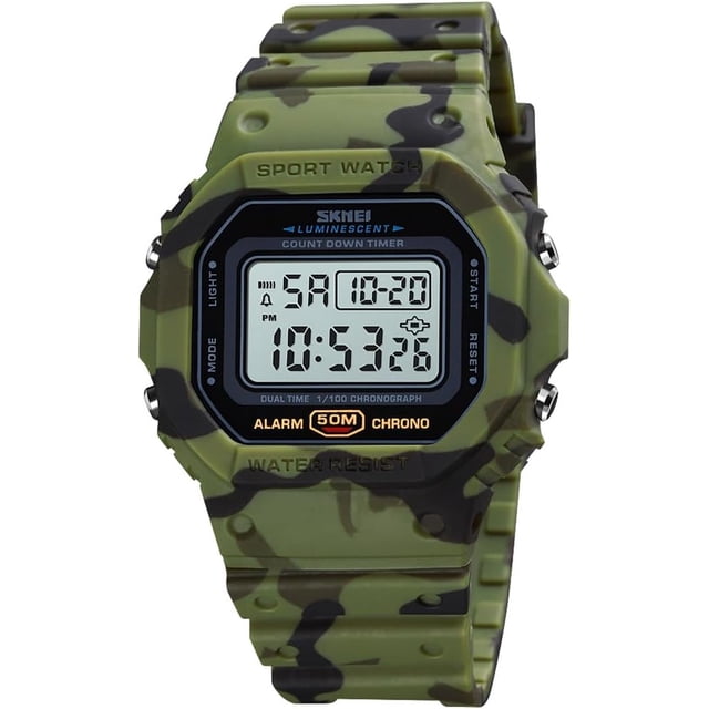 Digital Watch for Women, Mens Digital Watch Men Waterproof Watches for ...