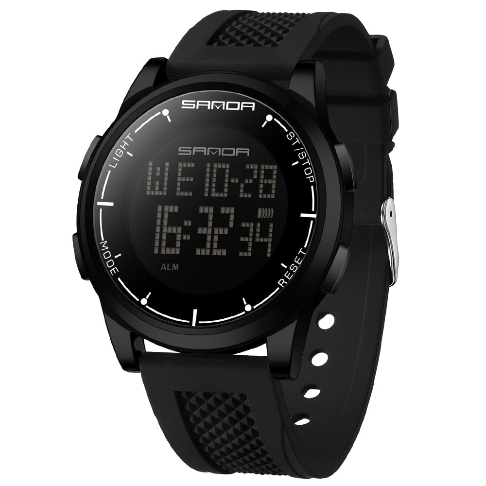 Digital Watches for Men Women Waterproof Unique Watch Stopwatch ...
