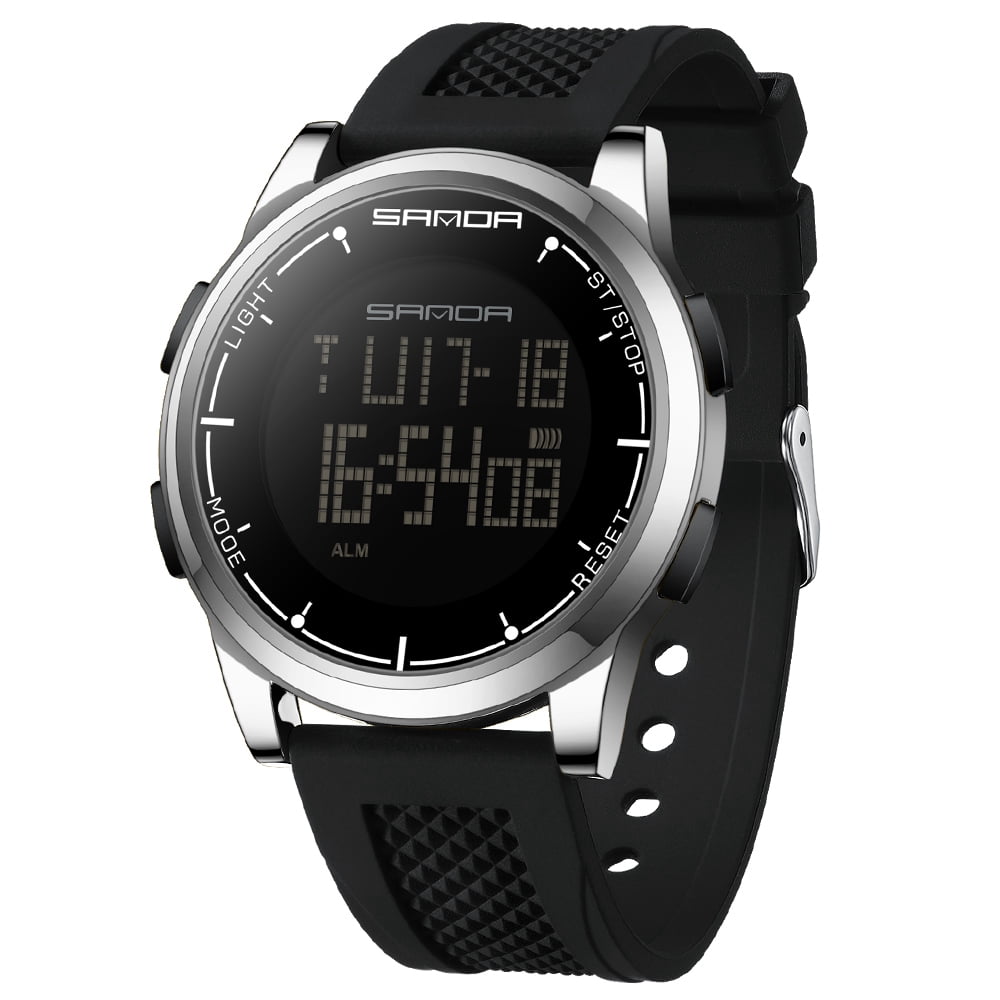 Digital Watches for Men Women Waterproof Unique Watch Stopwatch ...