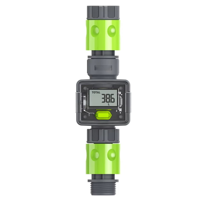 Digital Water Flow Meter IPX6 Outdoor Garden Hose - Walmart.com
