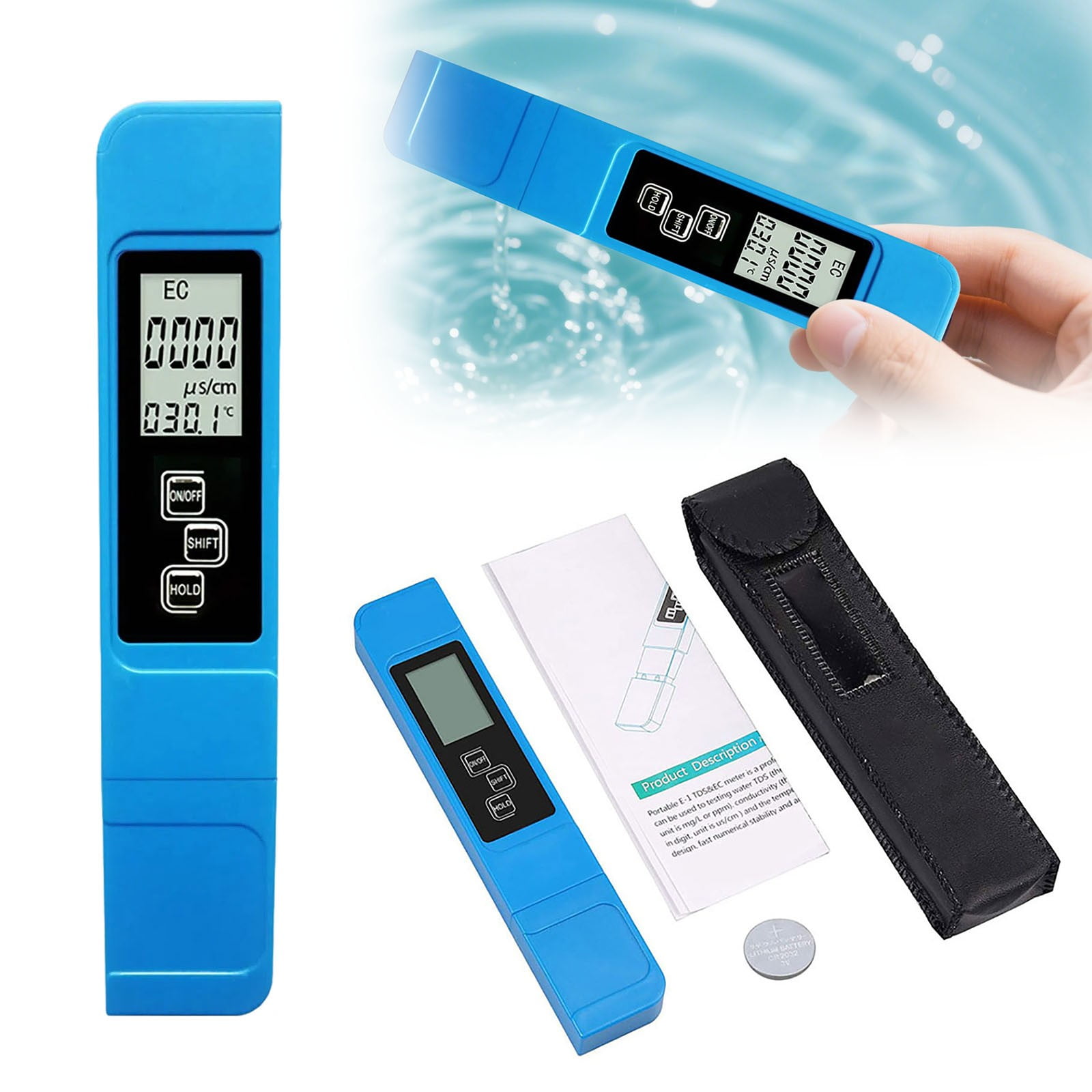 Digital Water Quality Tester Accurate Portable Water Testing Meter For ...