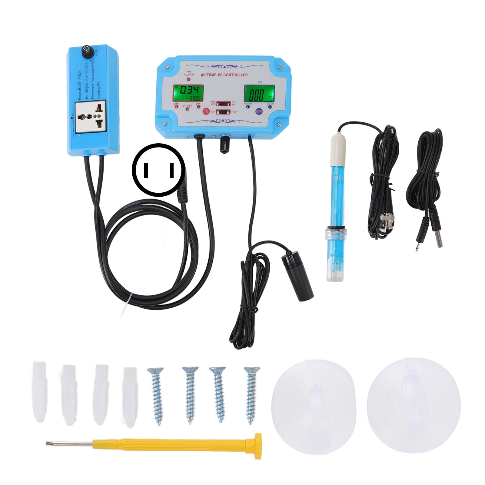 Digital Water Tester: PH/EC/Temperature, Ideal For Swimming Pools ...