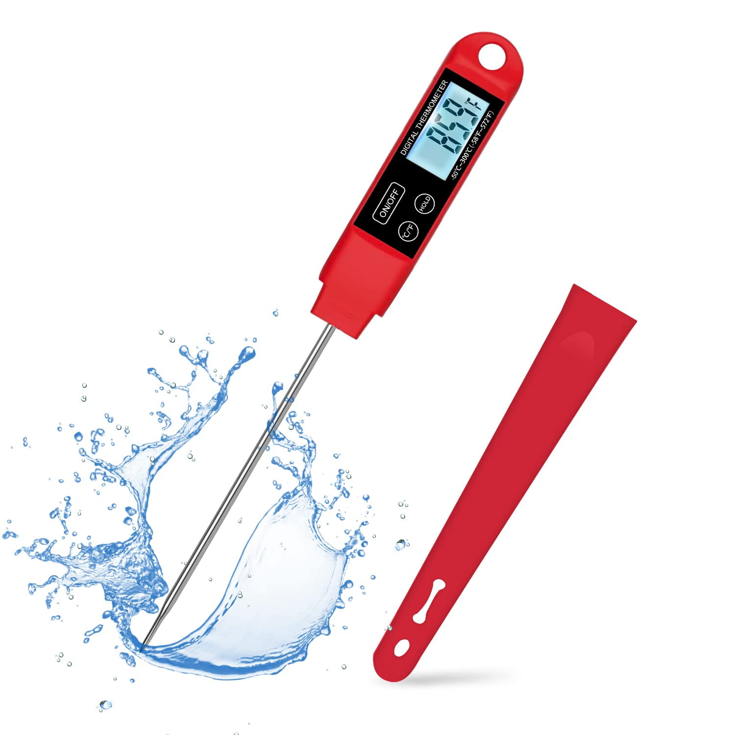 Digital Water Thermometer for Liquid, Candle, Instant Read with ...