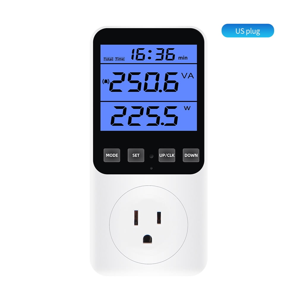 Digital Wattmeter Electric Consumption Meter AC 230V Power Meter ...