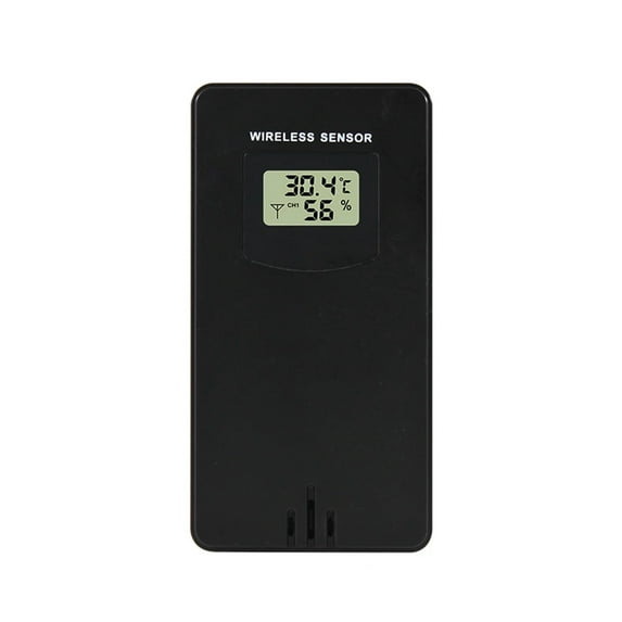 Digital Weather Station Clock Indoor Outdoor Temperature and Humidity ...