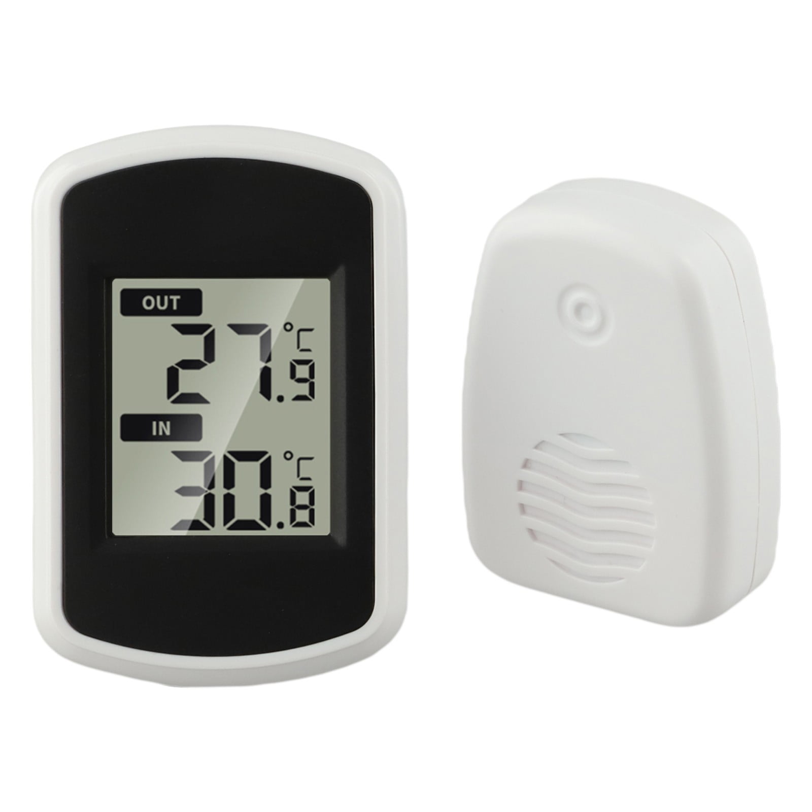 Digital Weather Station with Wireless Indoor Outdoor Temperature Sensors - Walmart.com