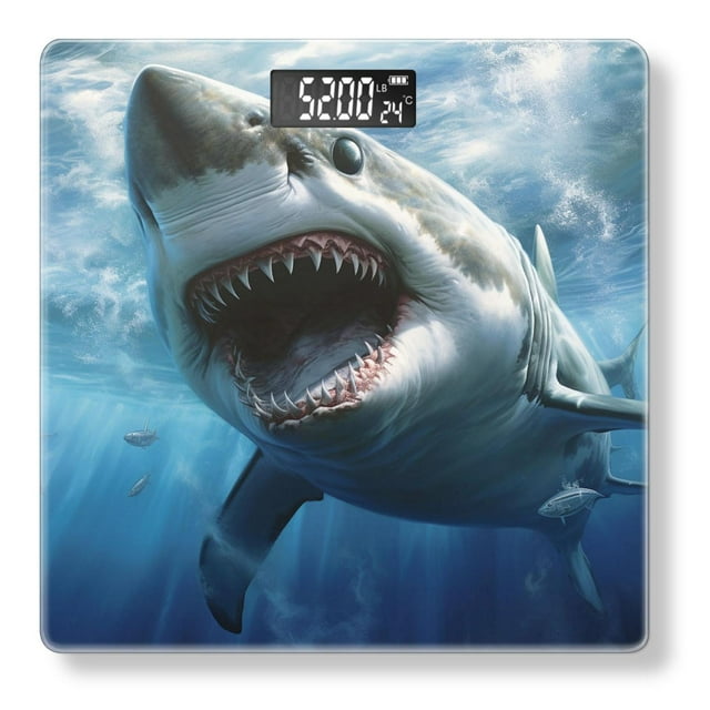 Digital Weight Scale with Backlit Display Battery Operated Bathroom ...