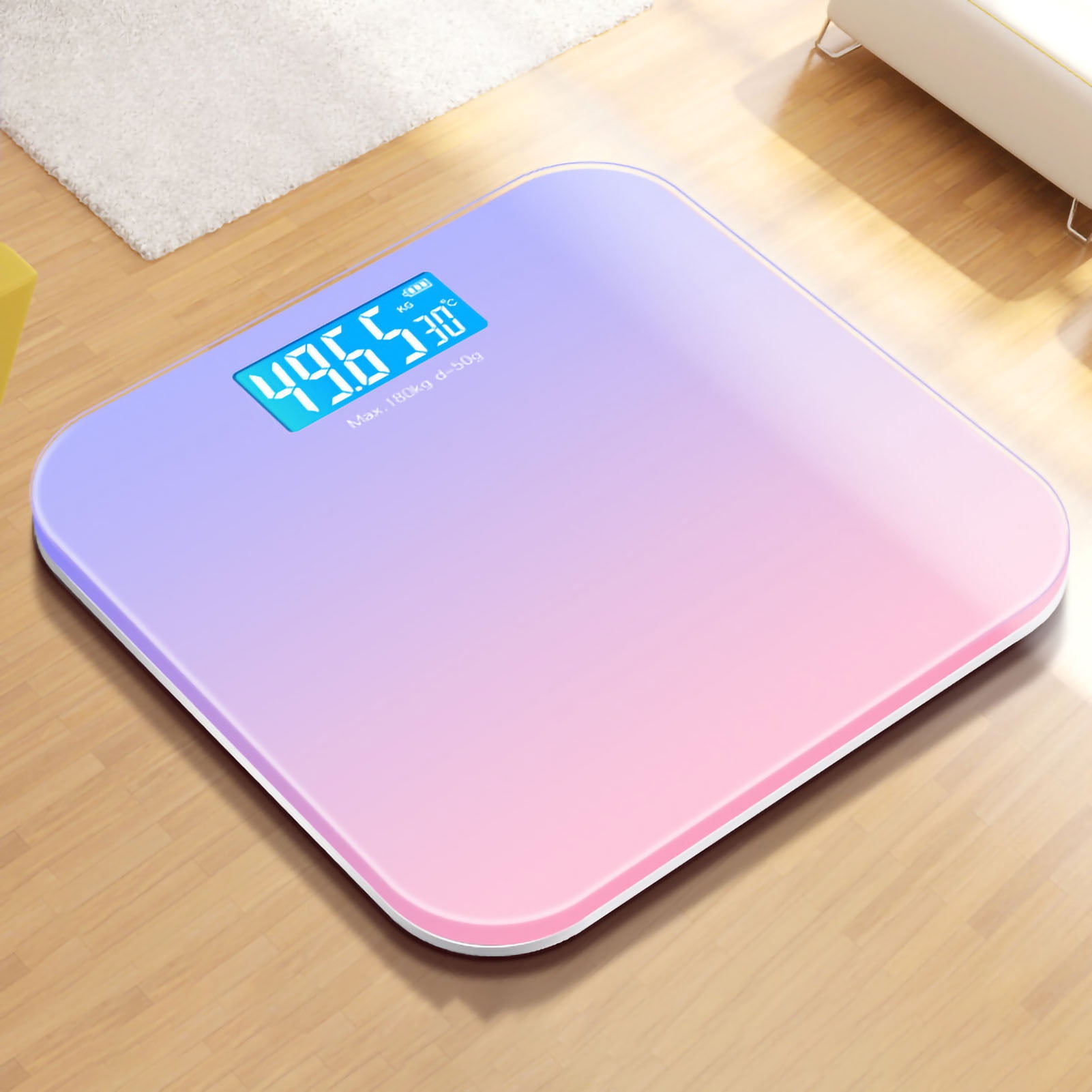 Digital Weight Scale Tempered Glass Smart Accurate Measurement Digital ...