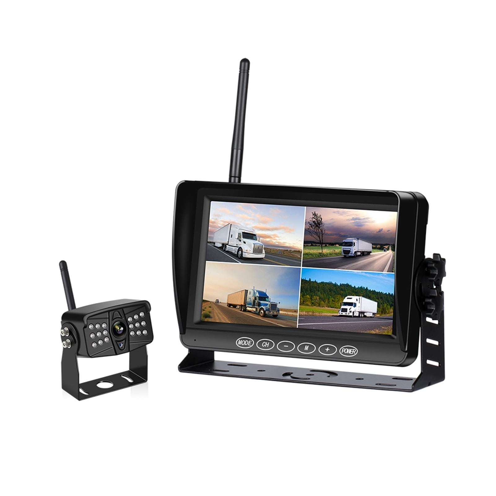 Digital Wireless Backup Camera 7''Monitor Highway Observation System ...