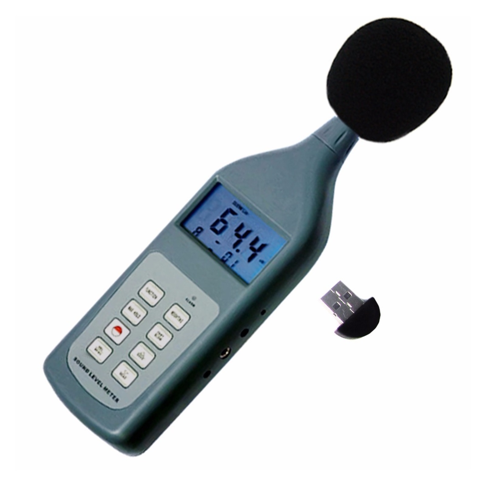 Digital Wireless Sound Noise Level Meter Tester 30~130dB Ran + CD ...