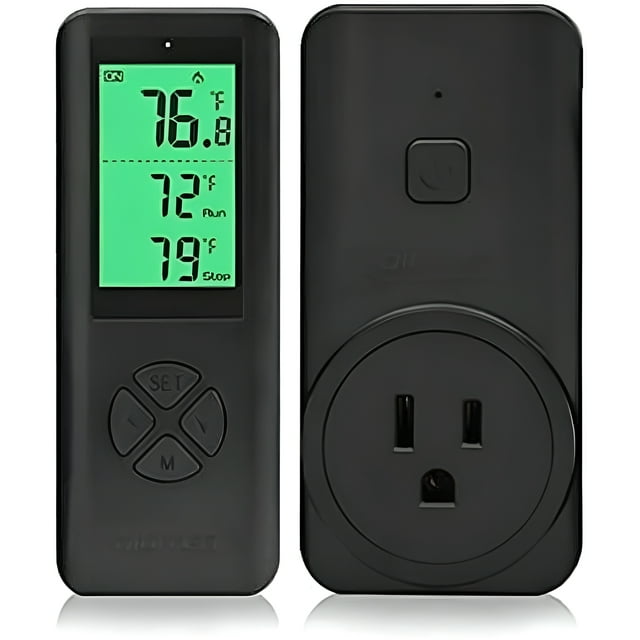 DIGITEN Wireless Thermostat, Plug-in Temp Controller, Remote Control ...