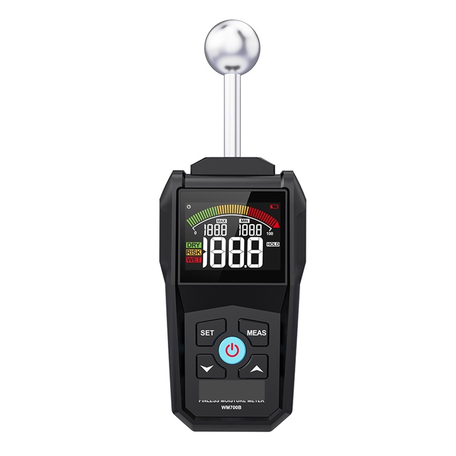 Digital Wood Moisture Meter LCD Screen Hygrometer Non-contact Timber ...