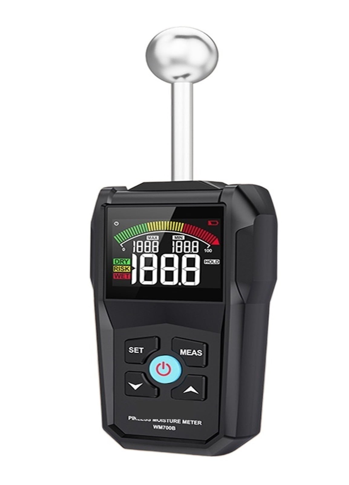 Digital Wood Moisture Meter Non-contact Timber Damp Detector LCD Screen ...