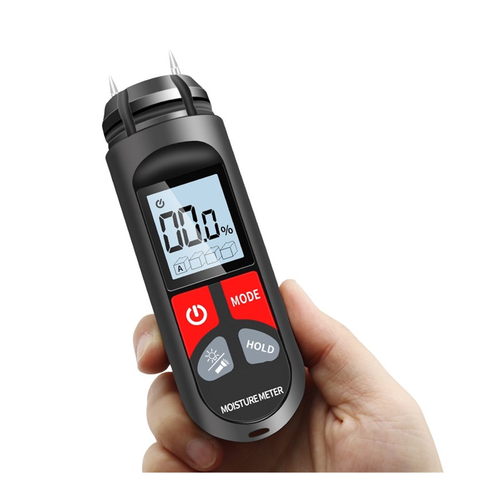 Digital Wood Moisture Meter Paper Humidity Tester with LCD Display ...