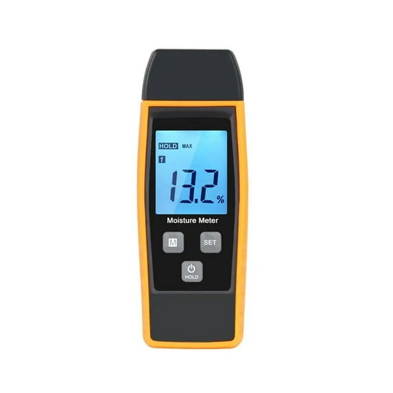 Digital Wood Moisture Meter Wood Humidity Tester Timber Damp Detector ...