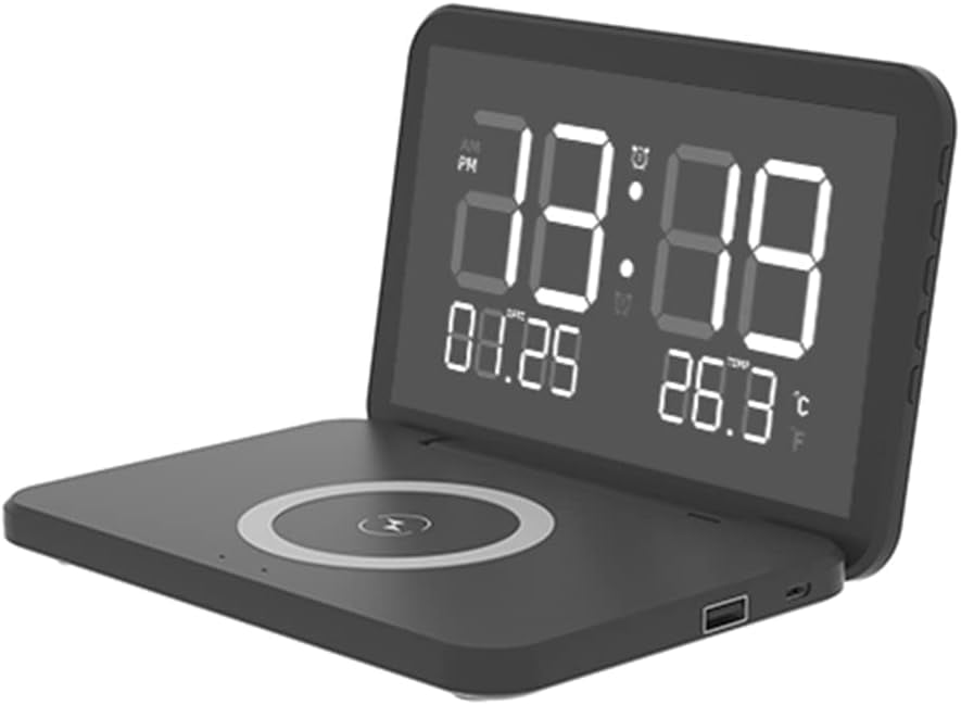 Digital clock, wireless charging and night light - Walmart Business ...