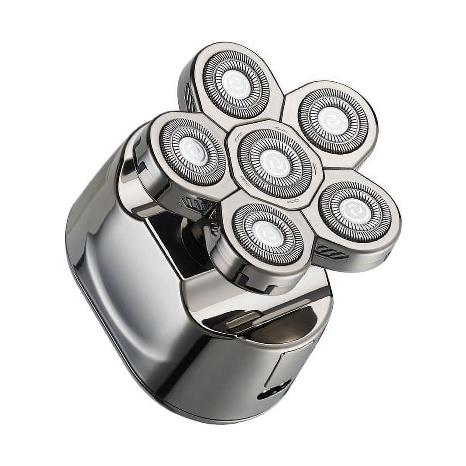 Digital display six-head electric shaver bald hair clipper rechargeable ...