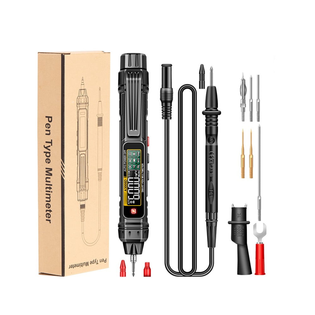 Digital display voltage current ohmmeter capacitance meter electrical ...
