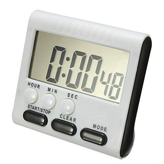 Digital egg timer / kitchen timer with loud alarm, up and down function ...