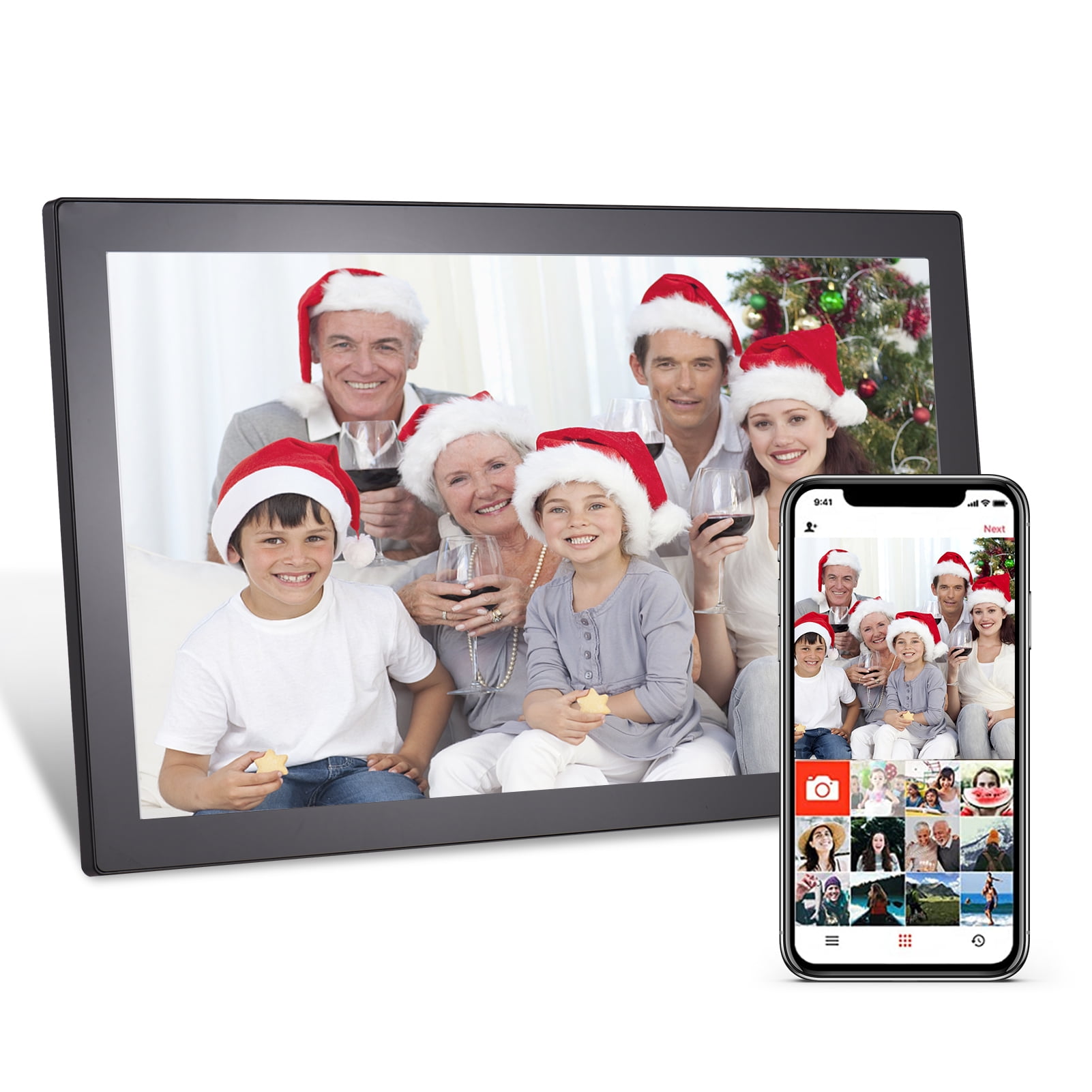 Digital photo frame, Auto Rotation Camera 21.5-inch App With Stand 21.5 ...