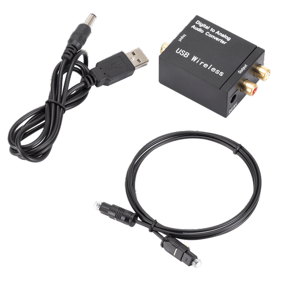 Digital to Analog Audio Converter Bluetooth-compatible Optical Fiber ...