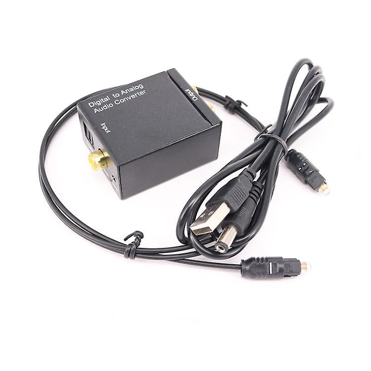 Digital to Analog Audio Converter Digital Coaxial/Optical Fiber to ...