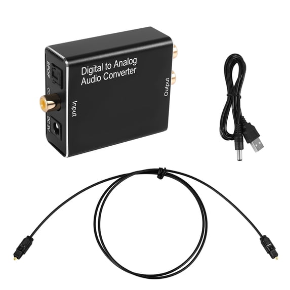 Digital to Analog Audio Converter, Digital SPDIF Optical to Analog L/R ...