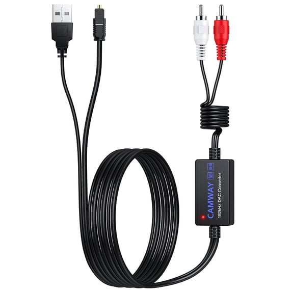 Digital to Analog Audio Converter,Optical to RCA Converter,SPDIF to RCA ...