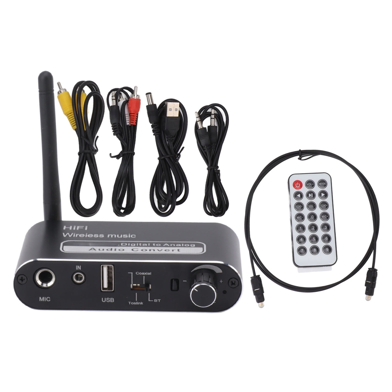 Digital To Analog Converter Coaxial To Analog Adapter Bluetooth 5 1