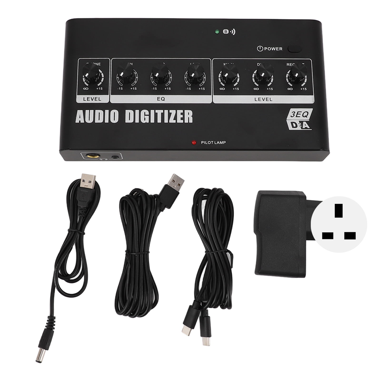 Digital to Analog Sound Converter Bluetooth Connection 3.5mm RCA Jack ...