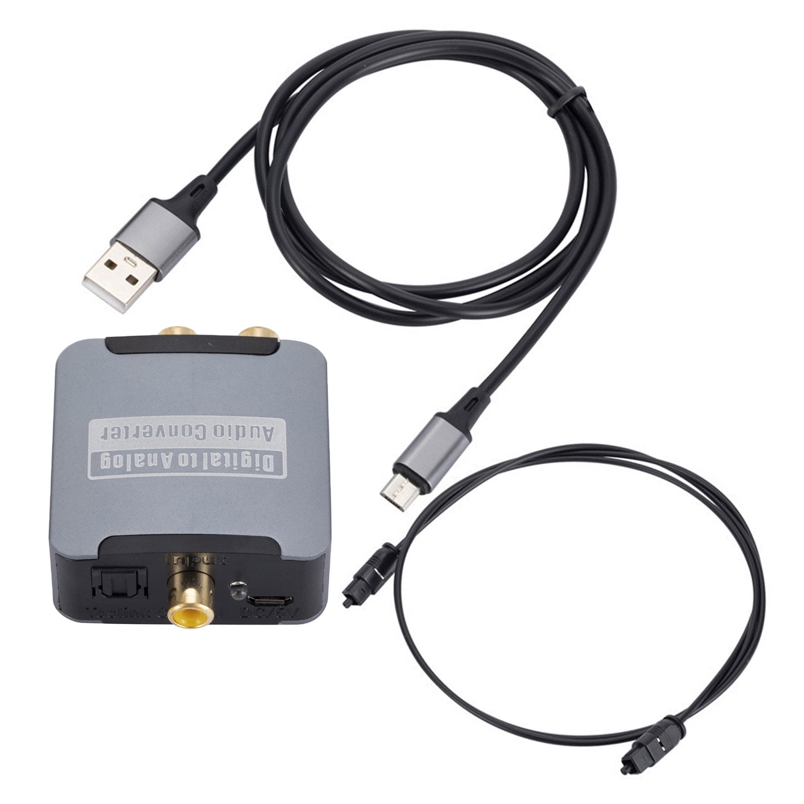 Digital to Analog Sound Converter Digital Optical to 3.5mm Decoding ...