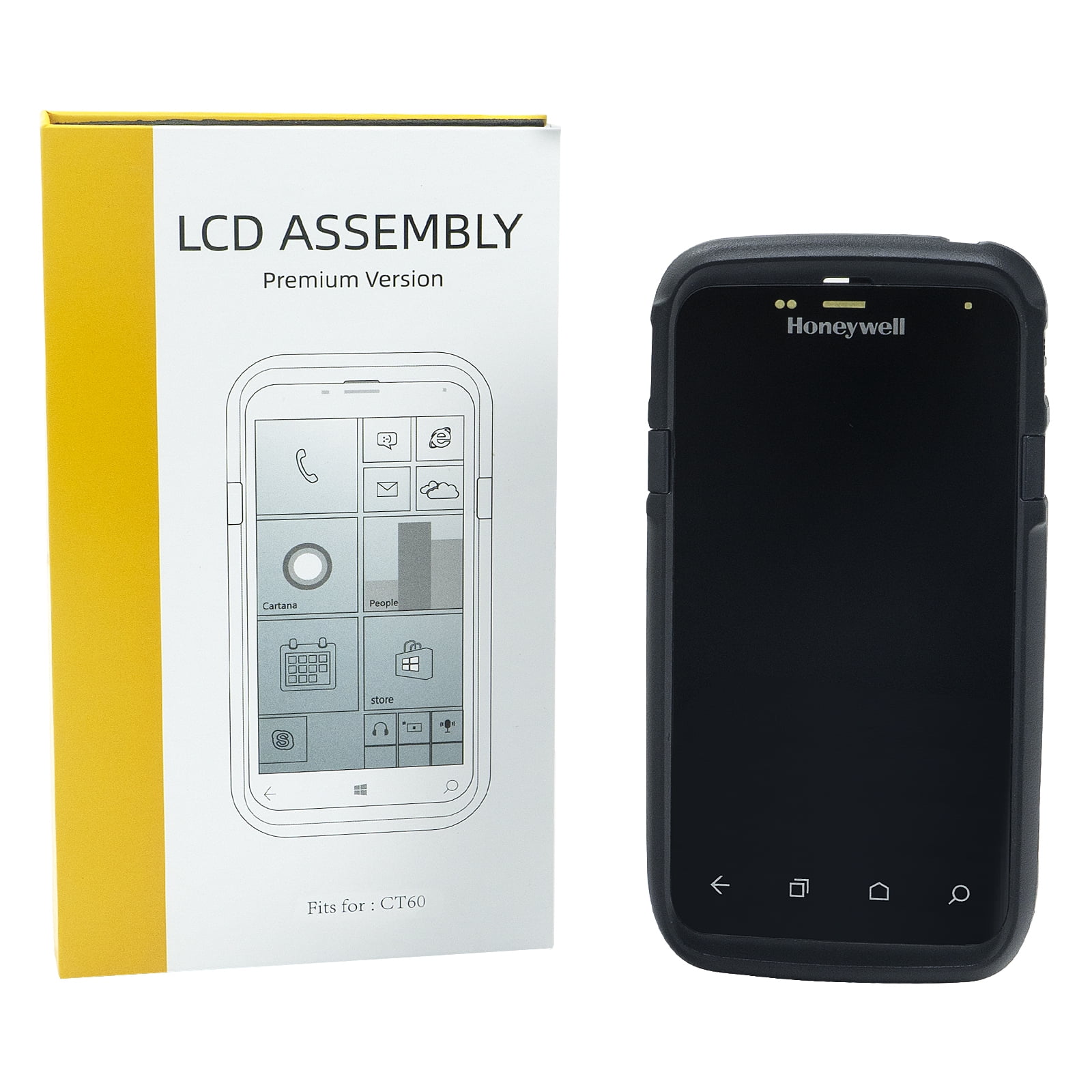 Digitizer LCD with Touch Screen + Front Cover for Honeywell Dolphin ...