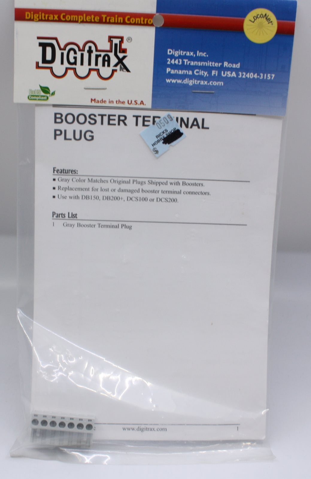 Digitrax Booster Terminal Plug - Walmart.com