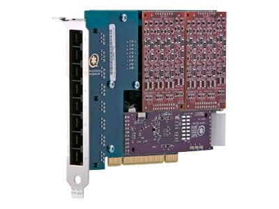 Digium Wildcard TDM800P - Voice interface card - PCI - analog ports: 8 ...